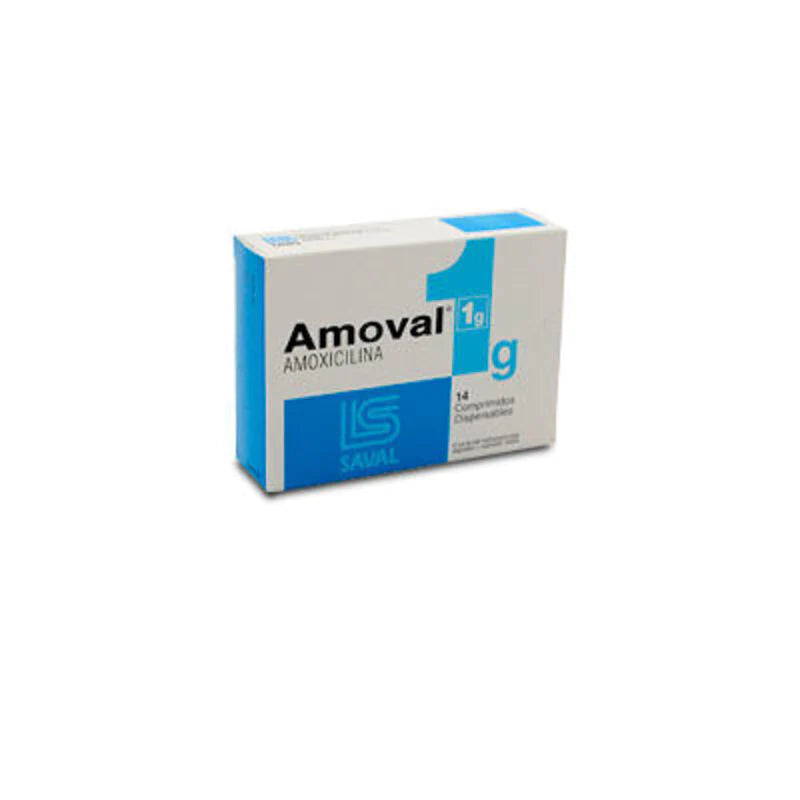 Amoval 1g 14 Comprimidos