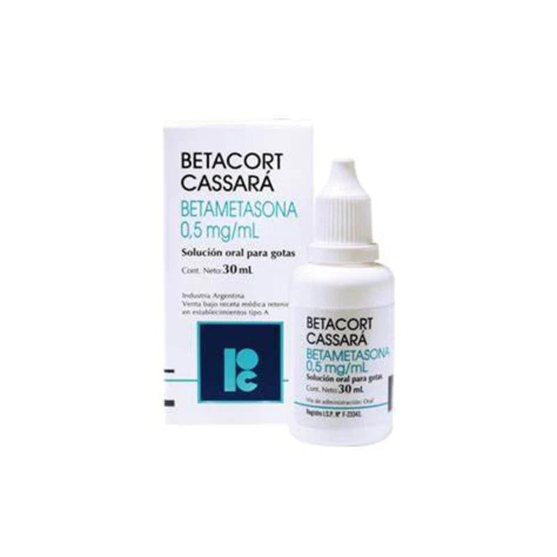 Betacort Cassara Betametasona 0,5 mg / mL Solucion Oral para Gotas 30