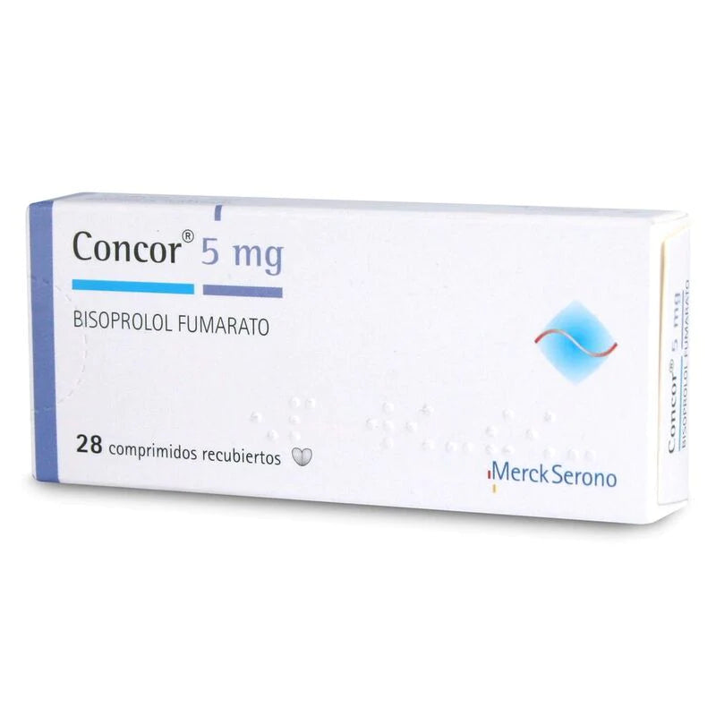 Concor 5mg 28 Comprimidos
