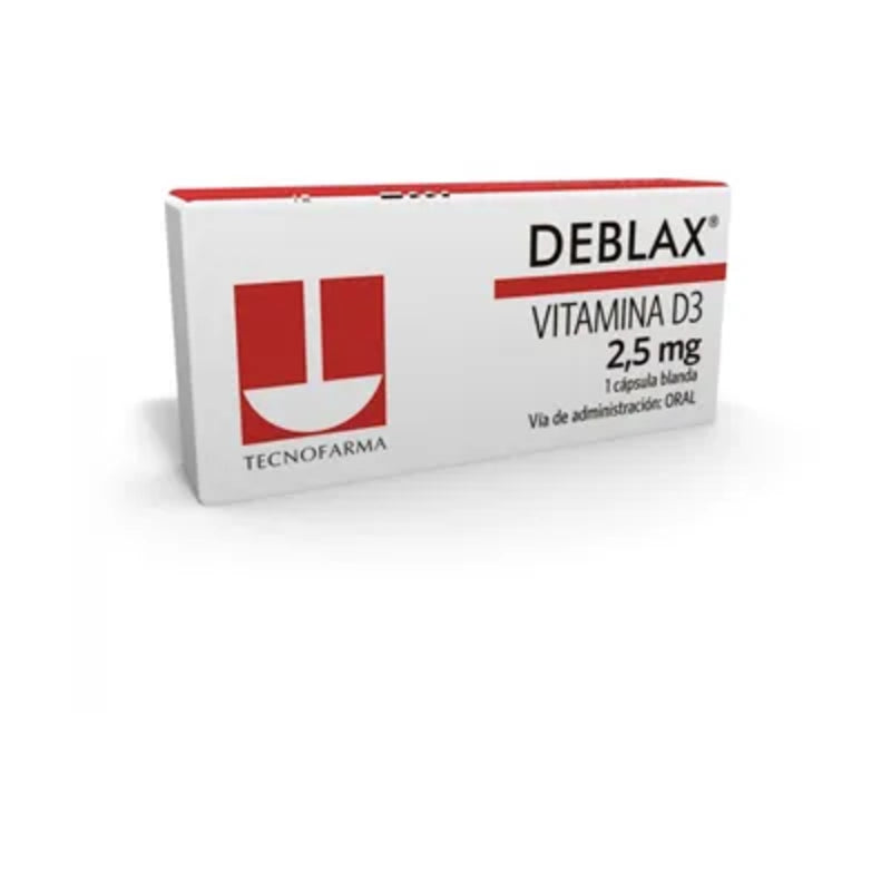 Deblax 2,5mg 100.000ui 1 Cápsula blanda