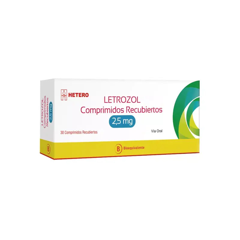 Letrozol 2,5mg 30 comprimidos recubiertos