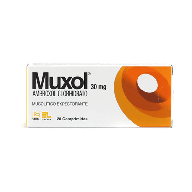 Muxol 30mg 20 Comprimidos
