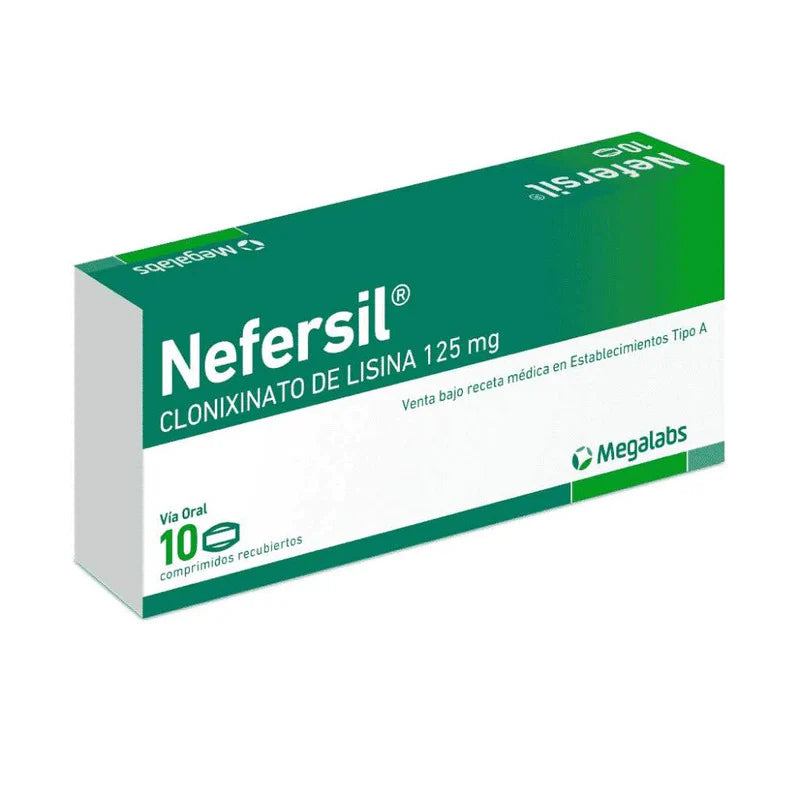 Nefersil 125mg 10 Comprimidos recubiertos