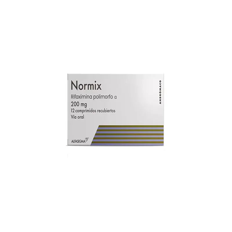 Normix 200mg 12 Comprimidos Recubiertos