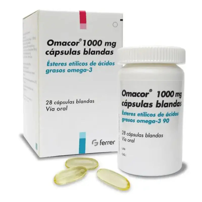 Omacor 1000 mg 28 cápsulas blandas