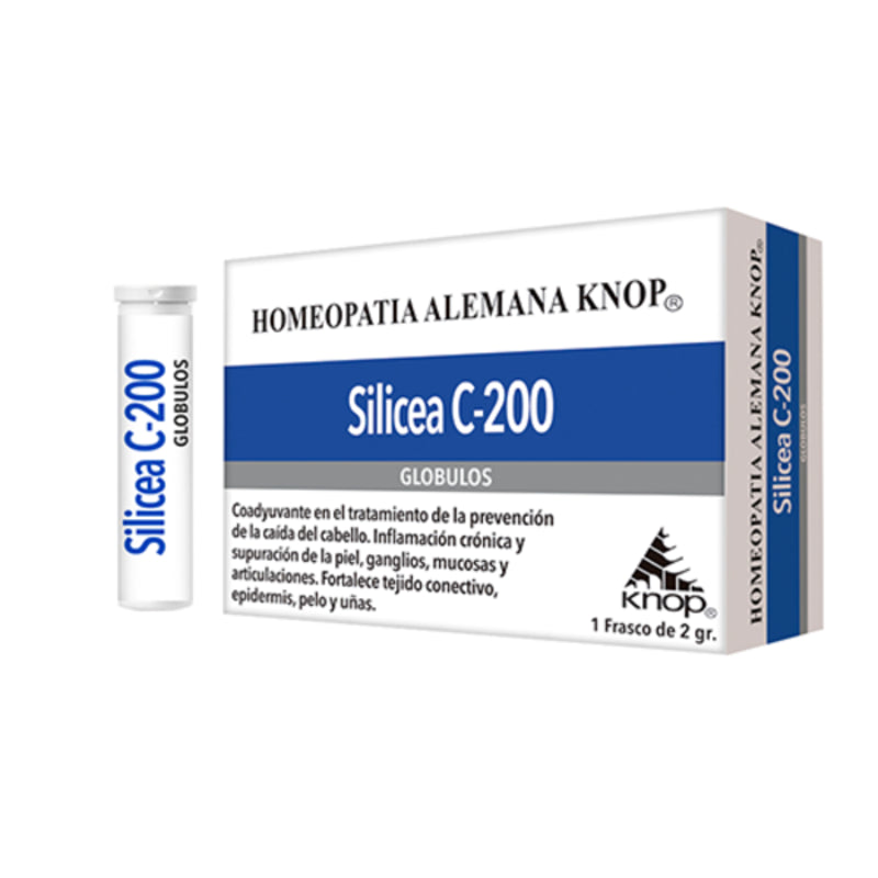 Silicea C200 Glóbulos Homeopáticos 1 frasco de 2gr