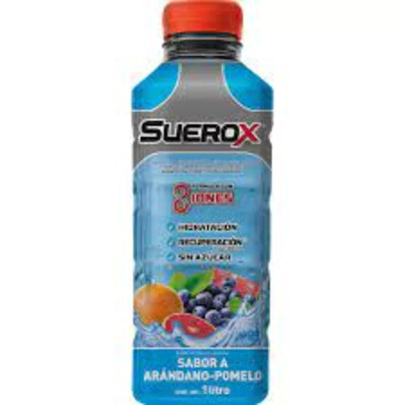 Suerox bebida hidratante sabor arándano-pomelo 630ml