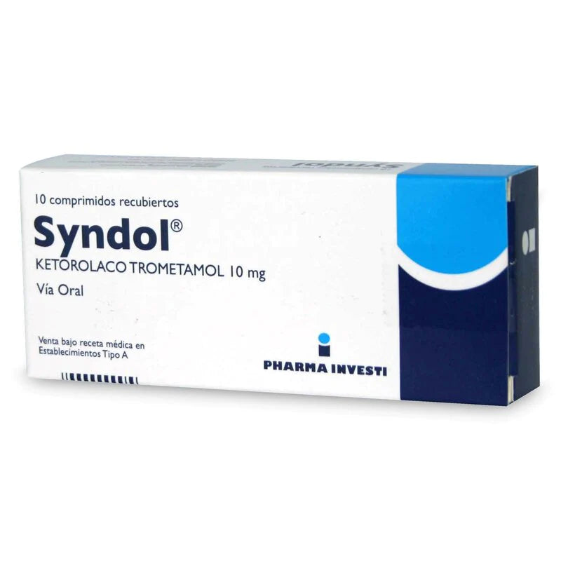 Syndol 10mg 10 Comprimidos