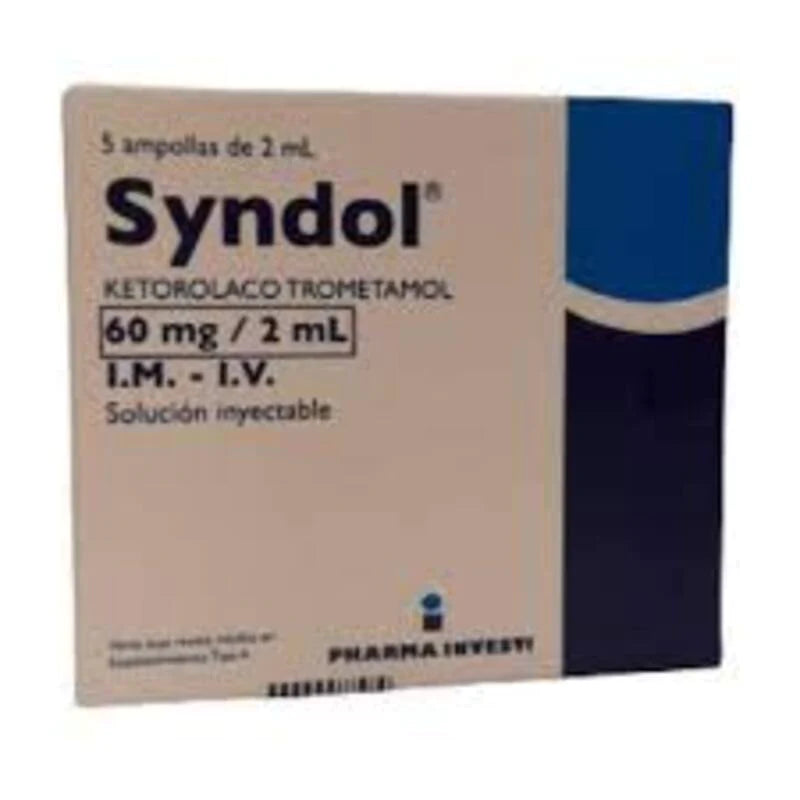 Syndol intramuscular 5 ampollas de 2ml