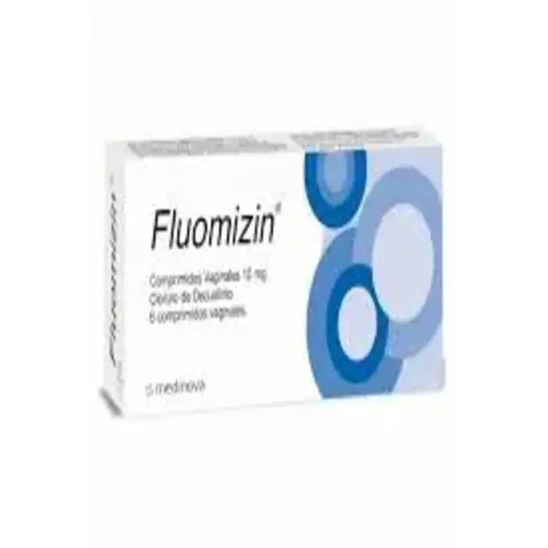 Fluomizin Comprimidos Vaginales 10mg Cloruro de Decualinio 6 Comprimid