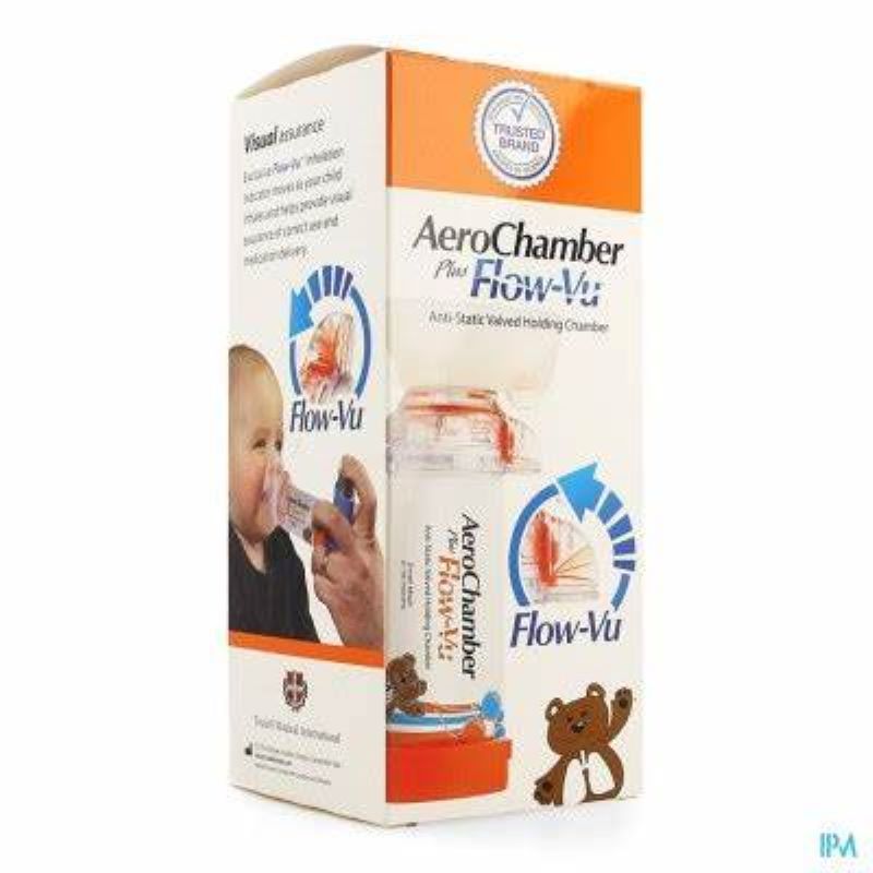 Aerochamber plus flow-vu 0-18 meses infantil