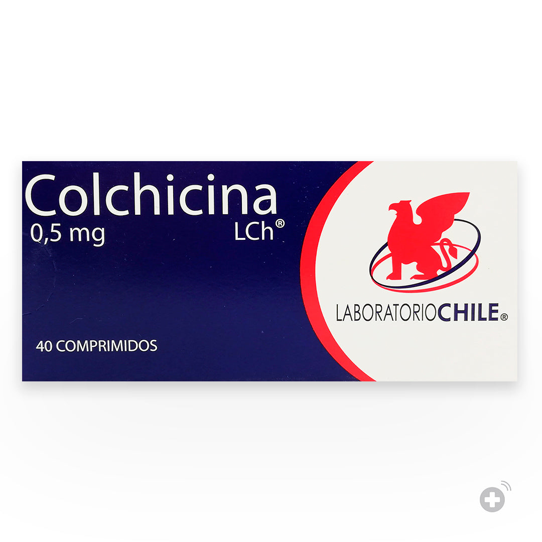 Colchicina 0,5mg 40 Comprimidos
