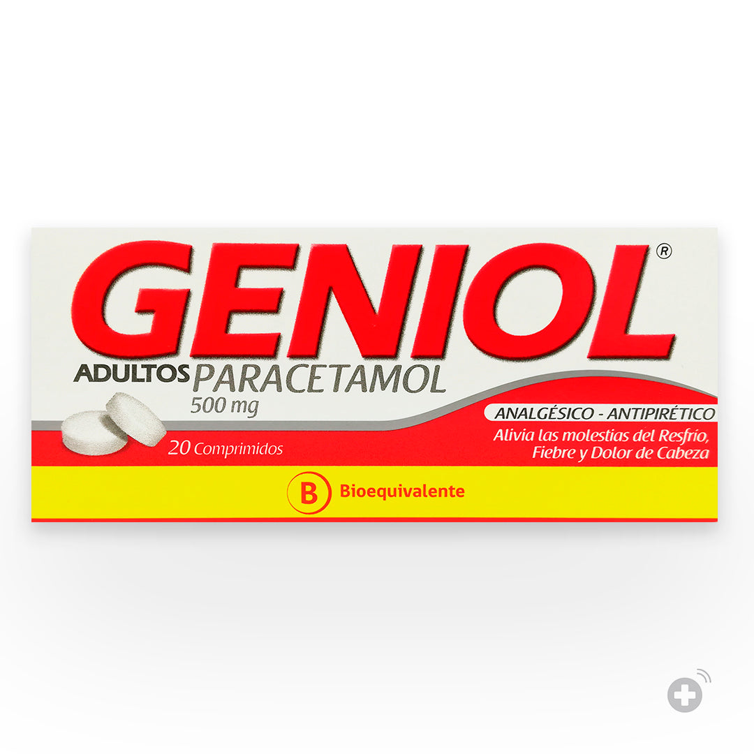 Geniol 500mg 20 Comprimidos